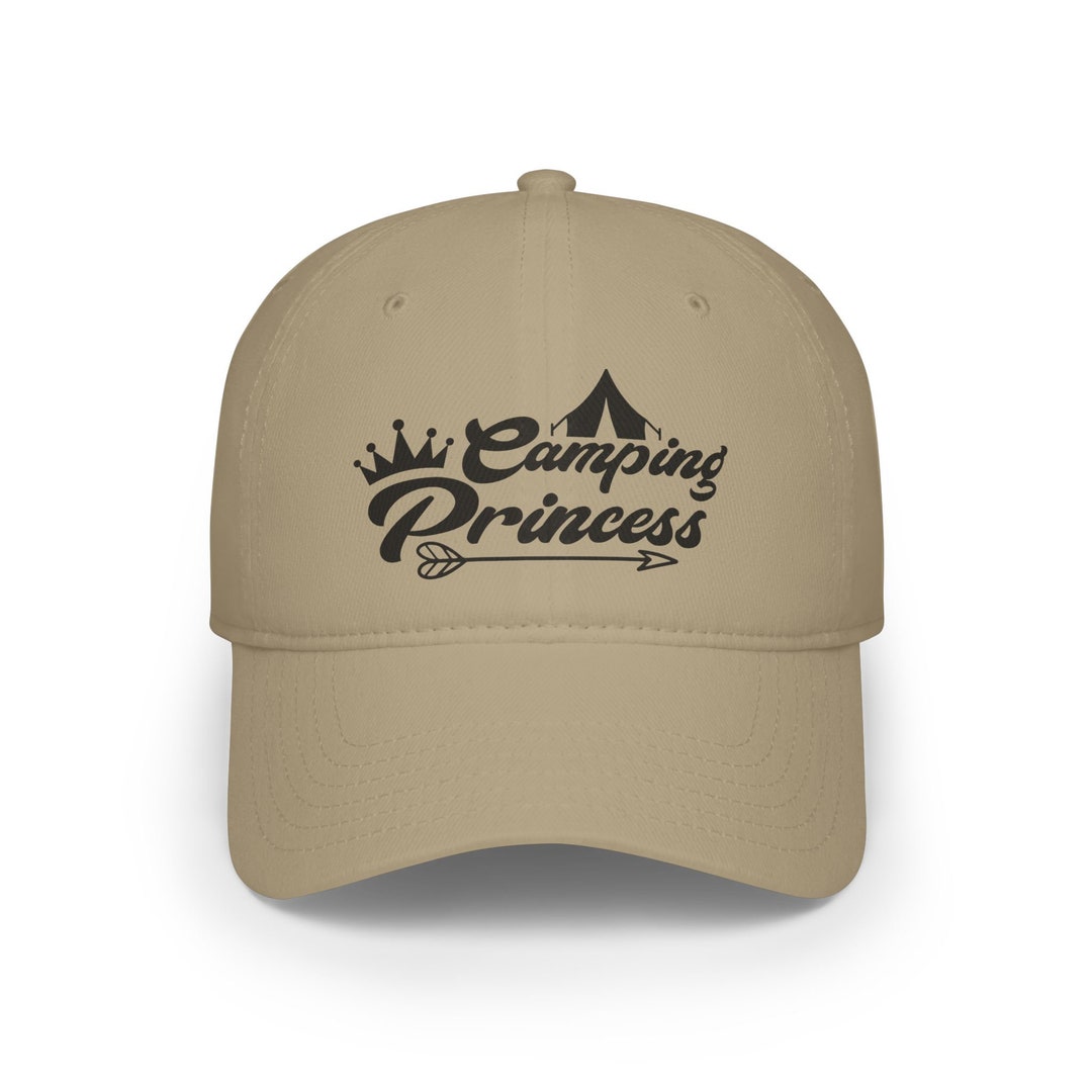Baseball Cap - Camping Princess Hat, Outdoor Adventure Cap, Baseball ...
