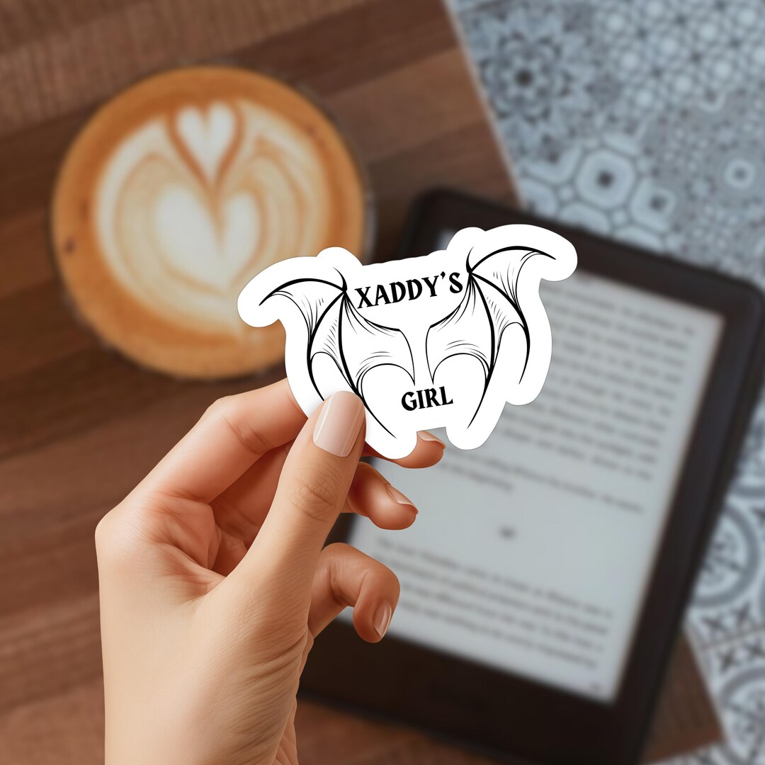 Fourth Wing Sticker | Xaddy's Girl Kindle Sticker | Xaden Riorson ...