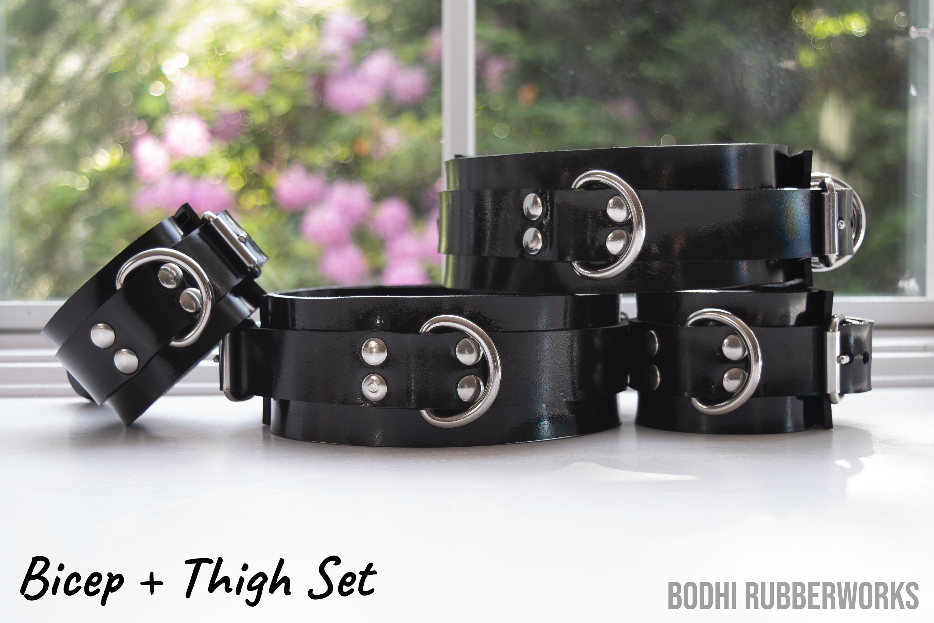 Heavy Duty Rubber Cuff Restraints, Strong Reinforced Rubber, Wrist ...