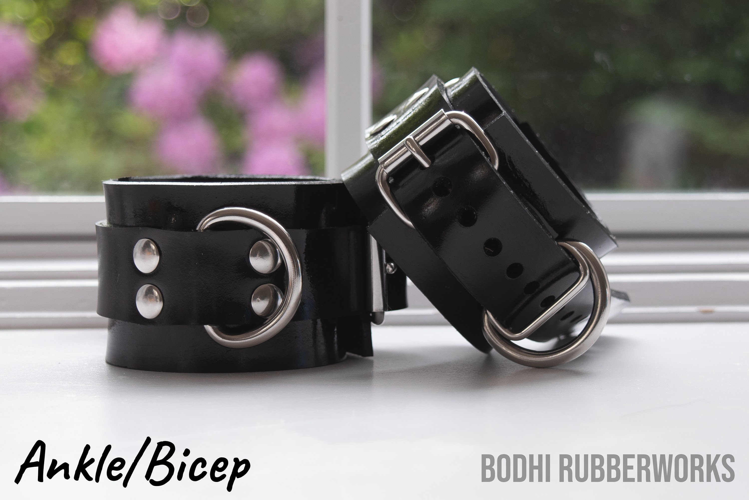 Heavy Duty Rubber Cuff Restraints, Strong Reinforced Rubber, Wrist ...