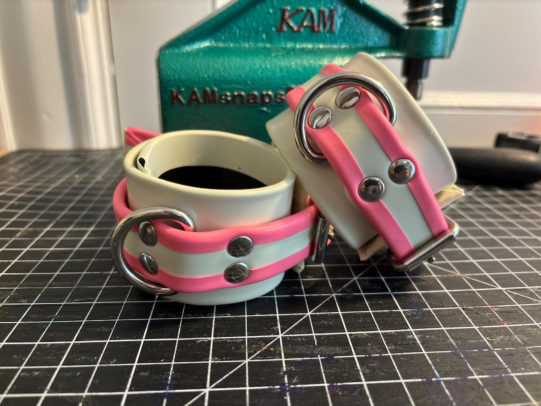 Colored Rubber Cuff Restraints, Strong Reinforced Rubber, Wrist/ankle ...