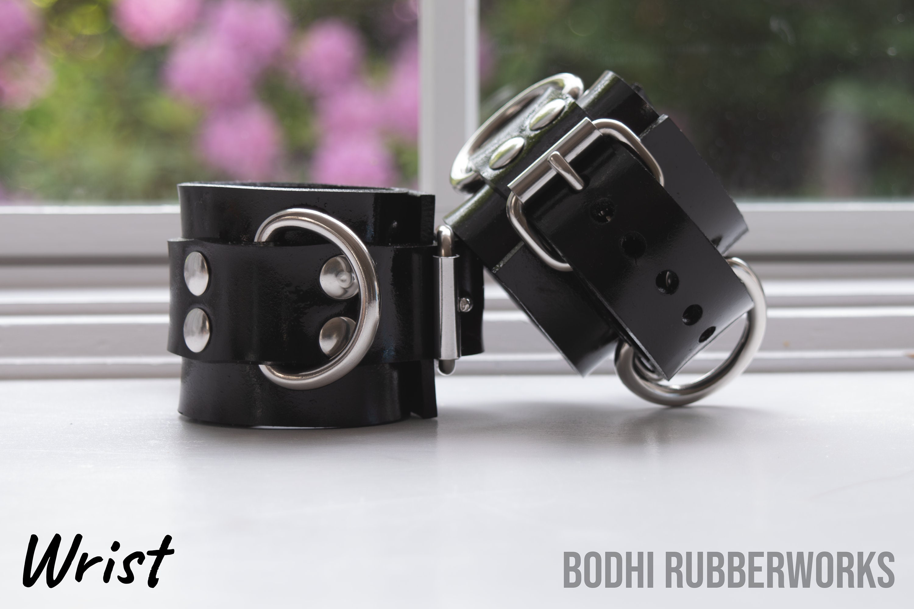 Heavy Duty Rubber Cuff Restraints, Strong Reinforced Rubber, Wrist ...