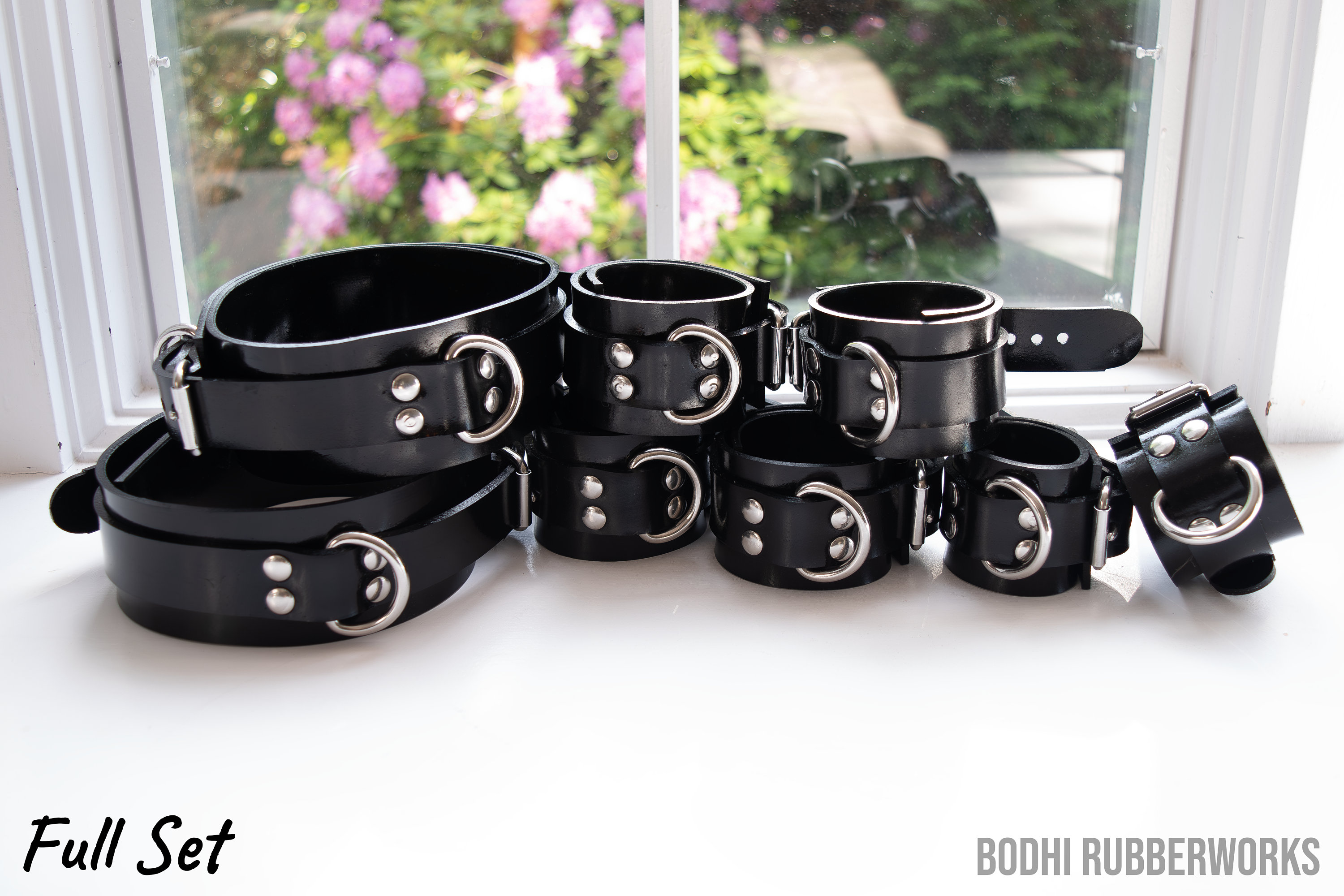 Heavy Duty Rubber Cuff Restraints, Strong Reinforced Rubber, Wrist ...