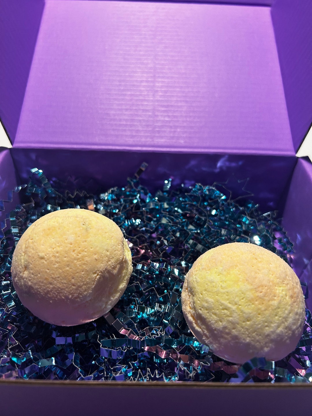 Handmade BATH BOMBS Set, CUSTOM Personalized Essential Oils & Soap Dye ...