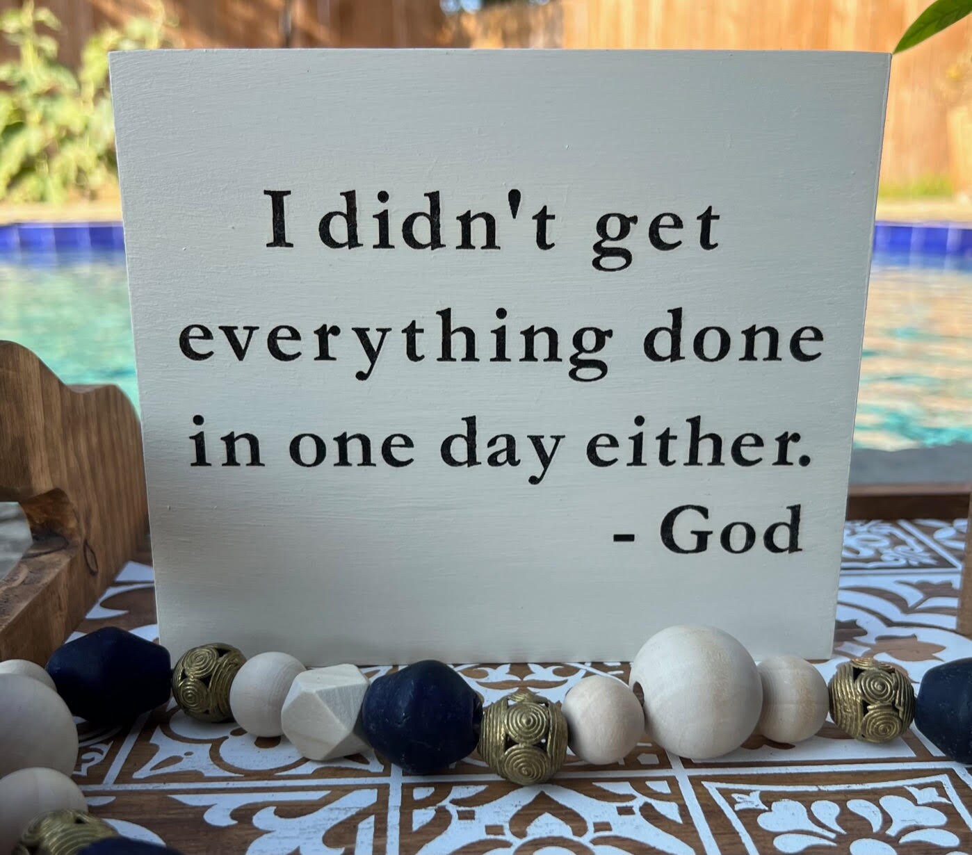 Handmade Wooden Faith Sign, God Inspired Wood Sign, Inspirational Sign ...