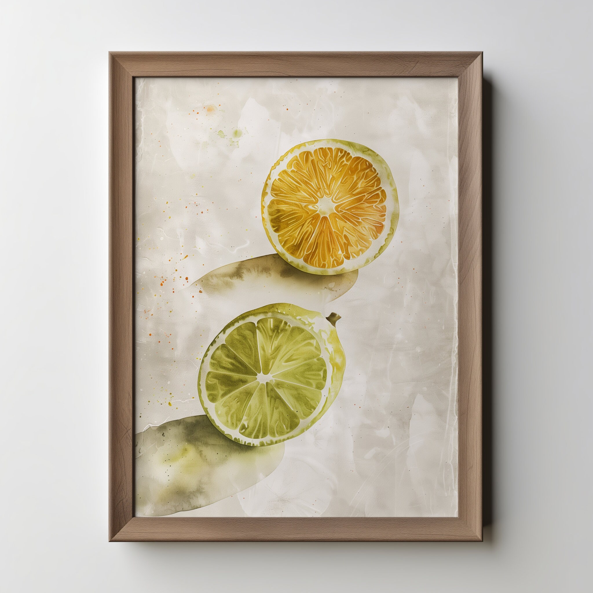 Lemon Digital Art, Lemon Print, Lemon Wall Art, Yellow Lemons, Lemons ...