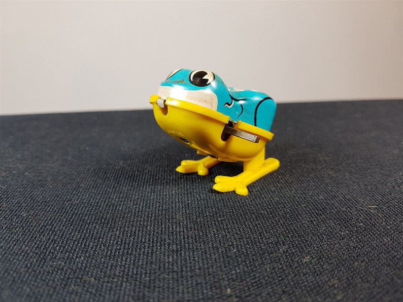 Vintage Tin Metal Wind up Frog Toy 1970's Japan - Etsy