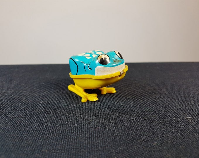 Vintage Tin Metal Wind up Frog Toy 1970's Japan - Etsy