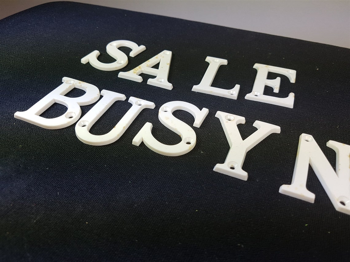 Vintage Shop or Store Sign Alphabet Letters Including Letters | Etsy