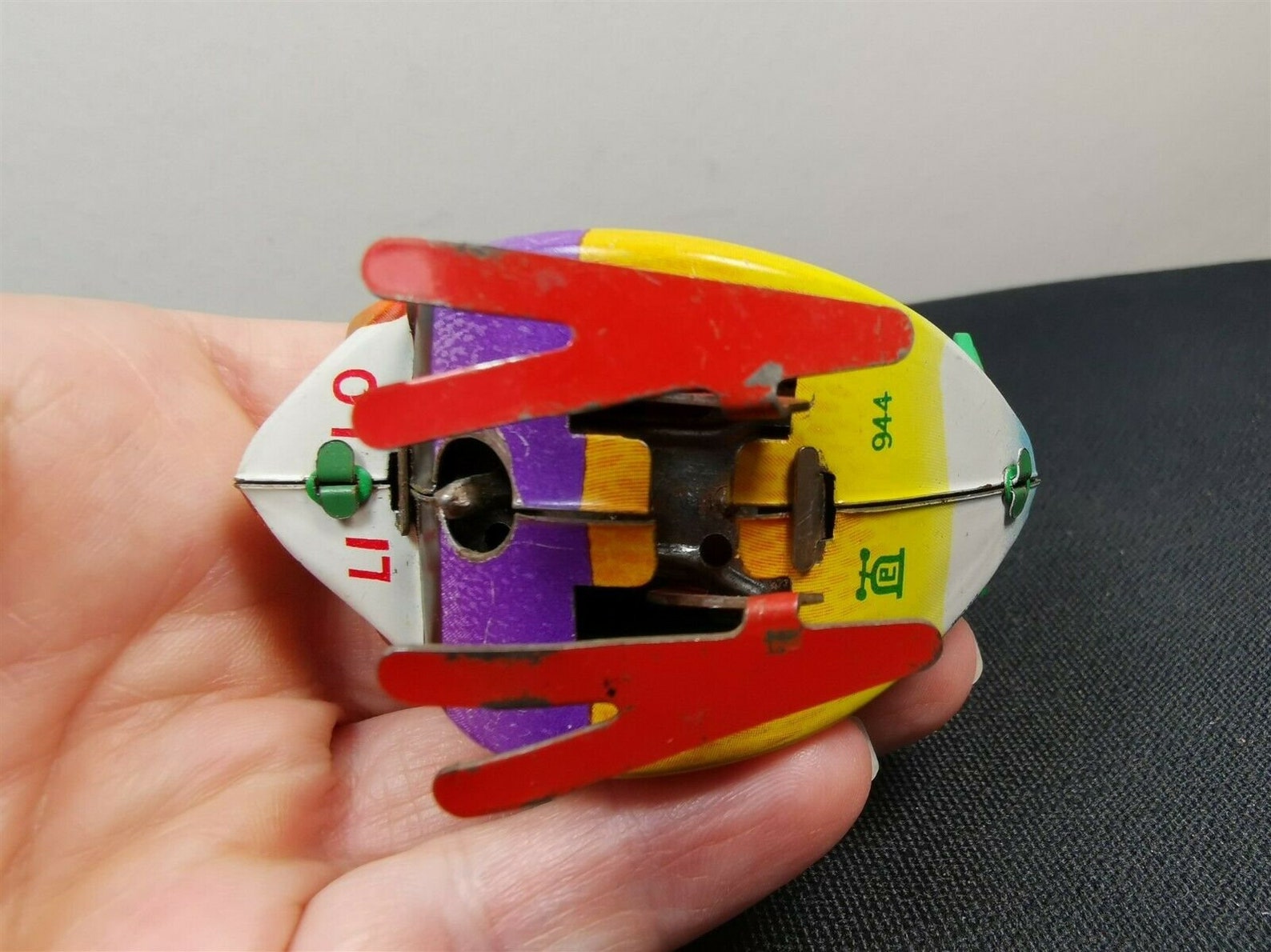 Vintage Bird Clock Work Wind up Toy Tinplate Tin Plate Metal | Etsy