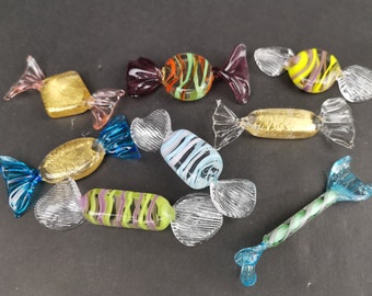 Murano Glass Sweets - Etsy