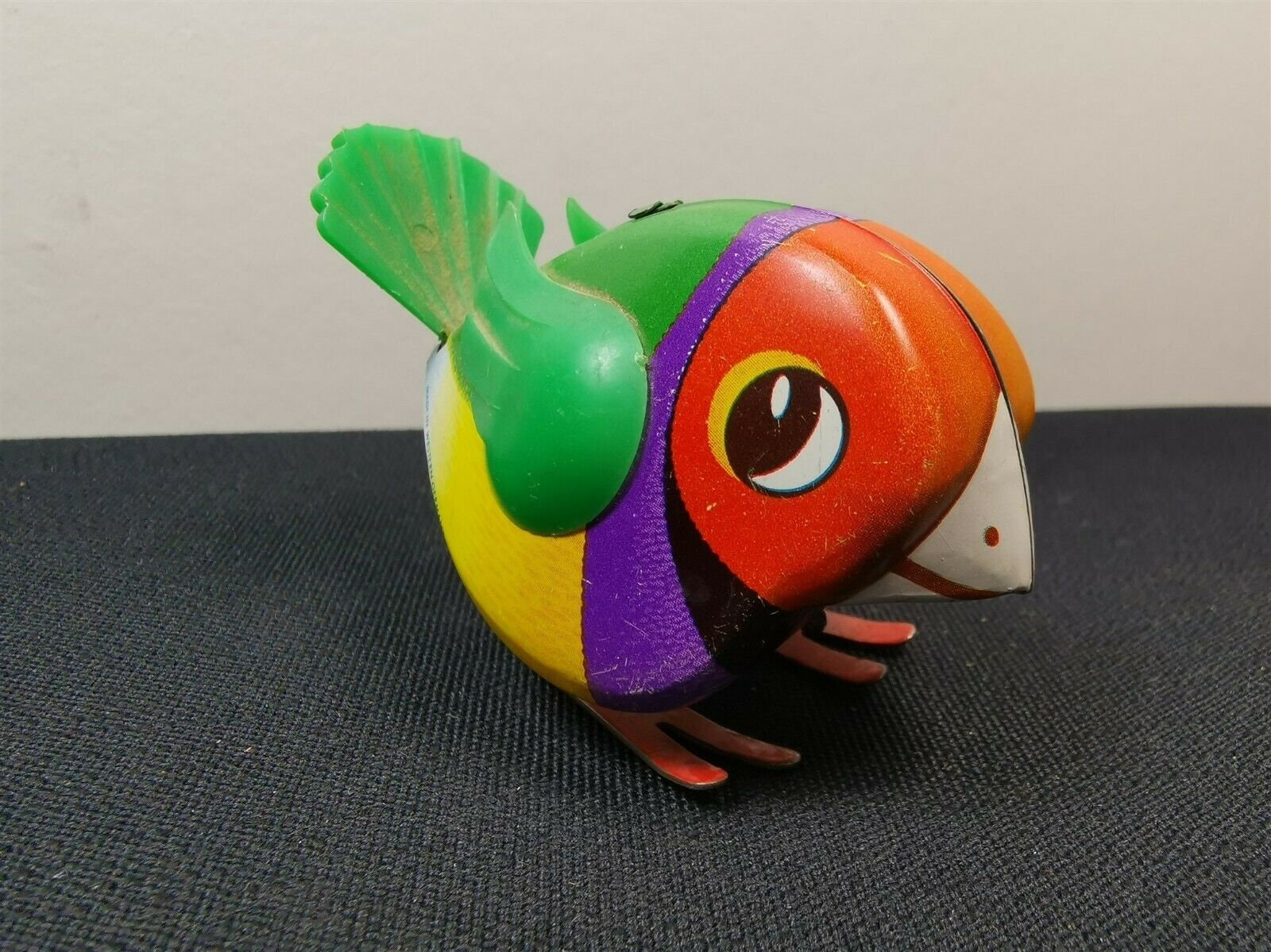 Vintage Bird Clock Work Wind up Toy Tinplate Tin Plate Metal | Etsy