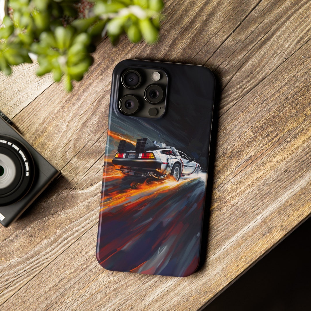 Back to the Future Delorean Slim iPhone Cases - Etsy