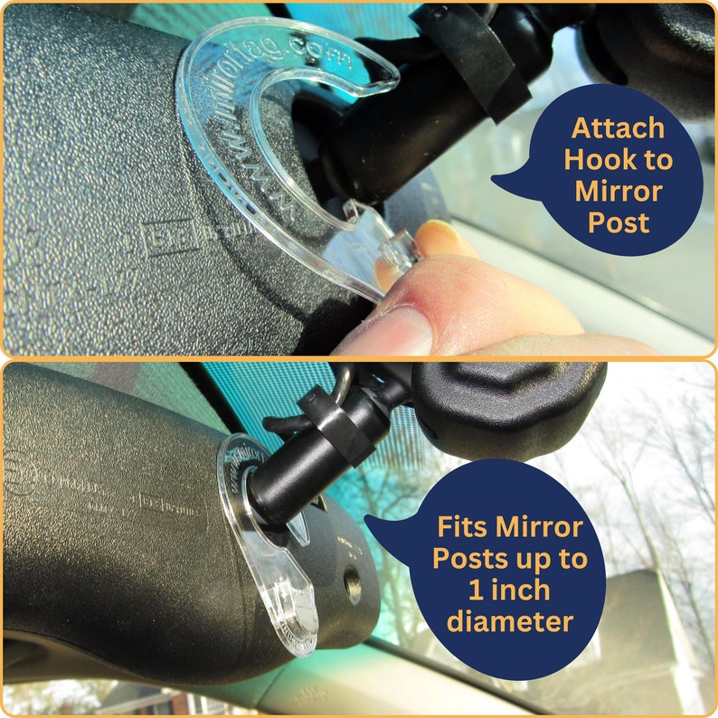 Handicap Parking Placard Tag Holder - Short Size for Louisiana ...