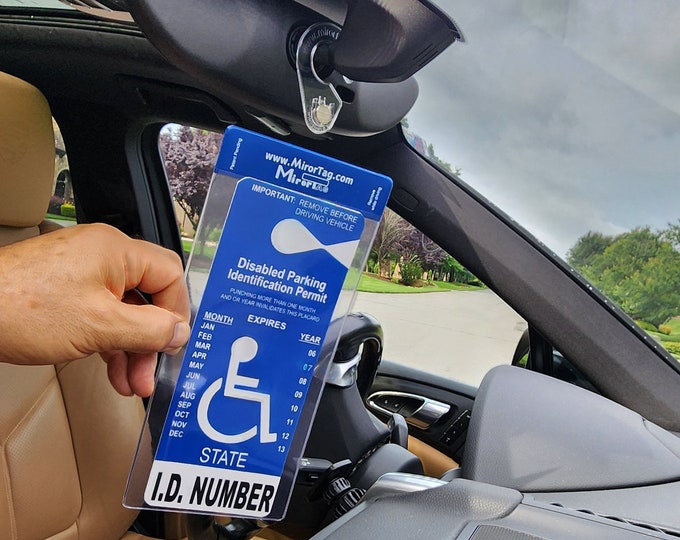 Holder for Seniors and People With Reduced Mobility Parking Card ...