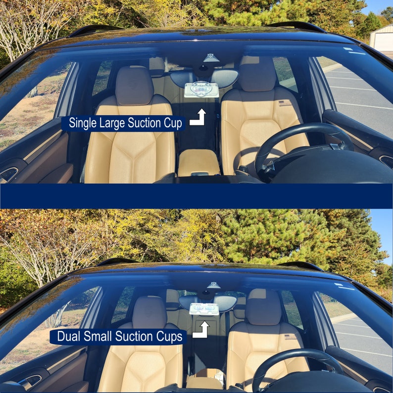 Universal Fastrak Toll Tag Holder. Clear, Fits All Fastrak Flex CAV ...