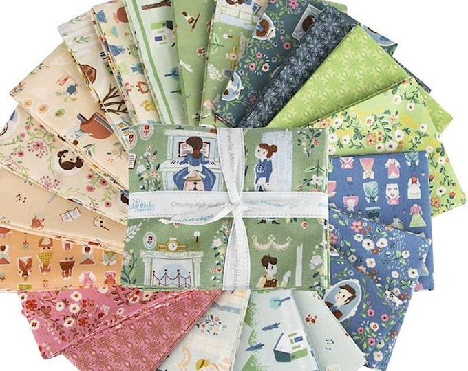 Jill Howarth Little Women Fat Quarter Bundle FQ-11870-21, Riley Blake ...