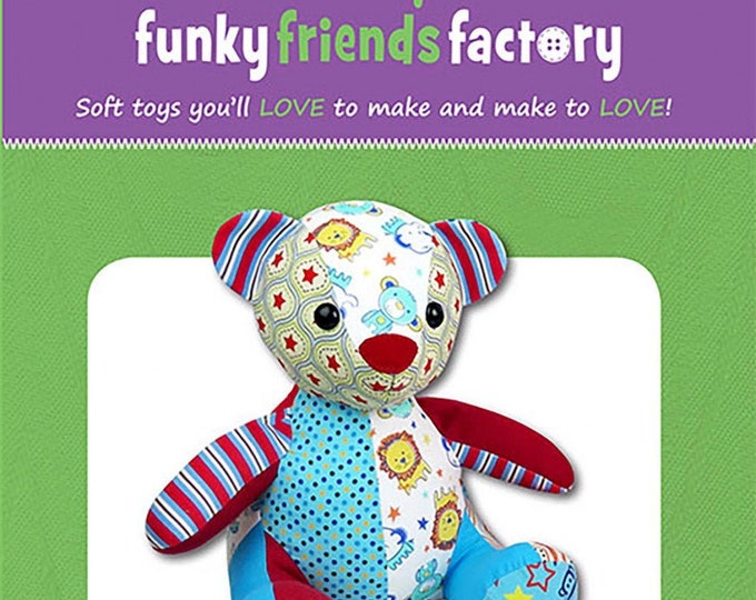 Melody Memory Bear Pattern, by Pauline Mcarthur for Funky Friends ...