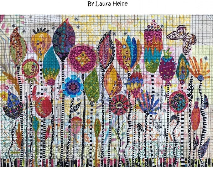 Seed Pod Collage Pattern by Laura Heine LHFWALWAYS - Etsy