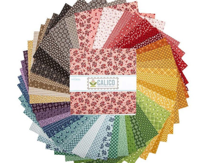 Lori Holt Calico 10" Layer Cake Stacker by Riley Blake Designs Fabrics ...