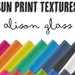 Sun Print Textures Fat Quarter Bundle Fabric by Alison Glass Fabric 27 ...