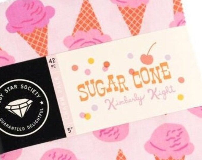 Sugar Cone Fabric 5" Charm Pack, Kimberly Kight, Ruby Star Society ...