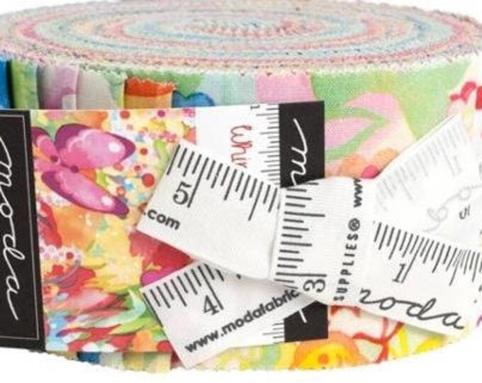 Whimsy Wonderland Fabric Jelly Roll, Moda Fabric, 2.5" Fabric Strips ...