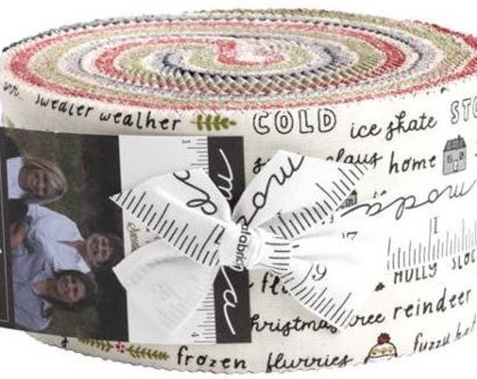 Moda Blizzard Fabric Jelly Roll, 2.5" Fabric Strips, Sweetwater Fabric ...