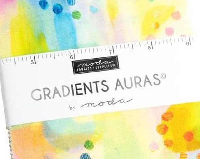 Gradients Auras Fabric Charm Pack, 5 Fabric Squares, Moda Fabric ...