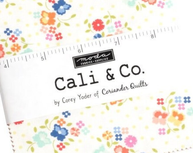 Cali & Co Charm Pack, 5" Fabric Squares, Corey Yoder for Moda Fabric ...