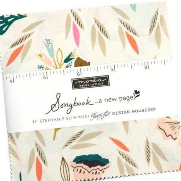 Songbook Charm Pack Fabric - Etsy
