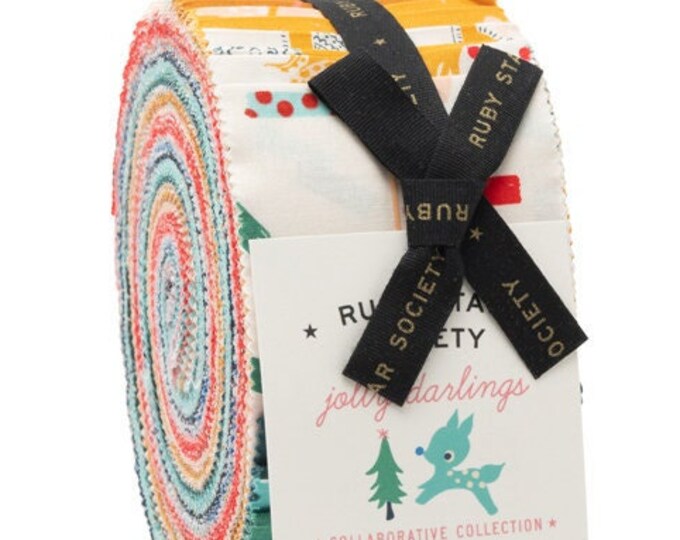 Jolly Darlings Jelly Roll Fabric, Ruby Star Society, Moda Fabric, 2.5 ...