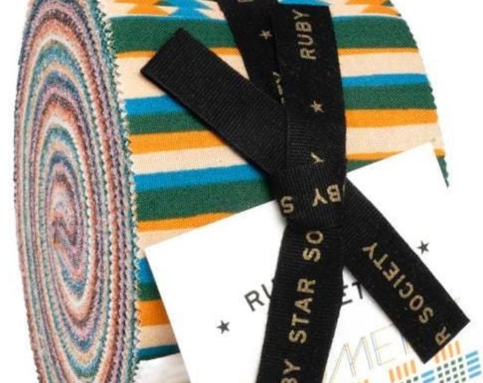 Geometry Jelly Roll, 2.5" Fabric Strips, Ruby Star Society for Moda ...
