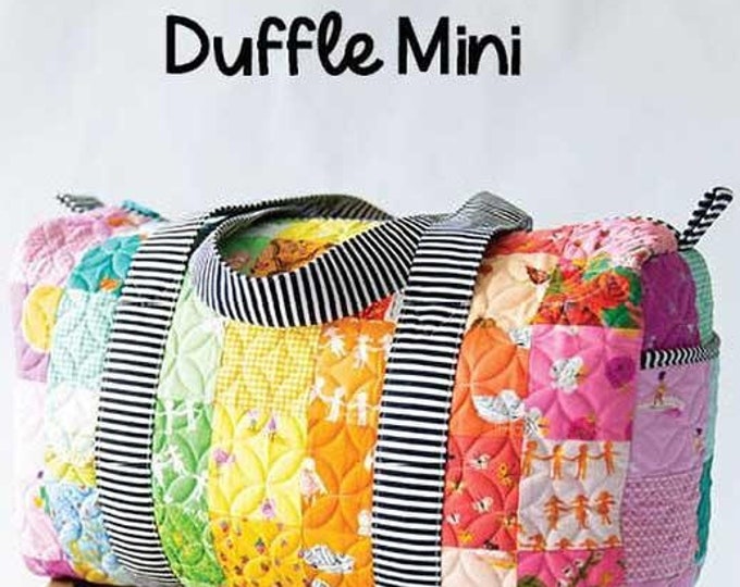 Patchwork Duffle Mini Bag Pattern, by Knot and Thread, KAT114 - Etsy