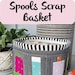 Spools Scrap Basket Quilt Pattern by Chrissy Lux of Sew Lux Fabric - Etsy
