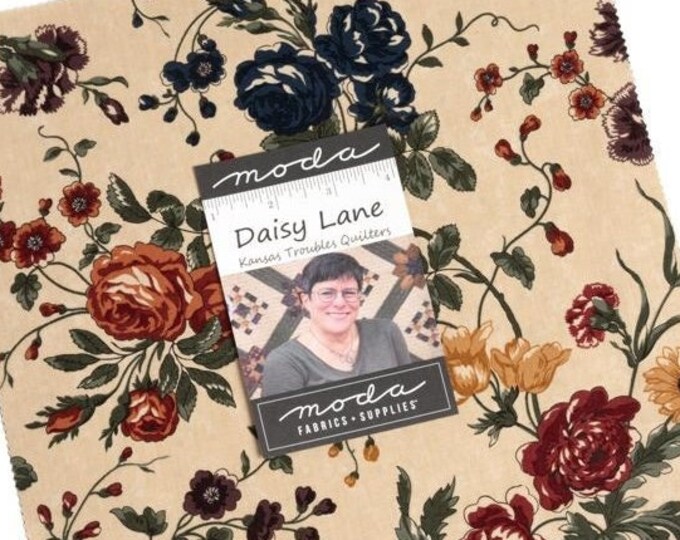 Daisy Lane Layer Cake, 10" Fabric Squares, Kansas Troubles for Moda ...