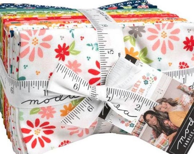 Raspberry Summer Fat Eighth Bundle, 34pc, Sherri and Chelsi Moda Fabric ...