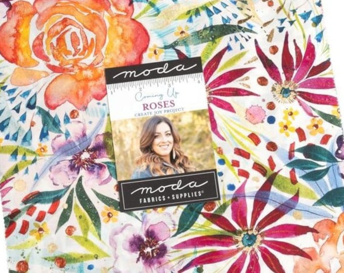 Coming up Roses Layer Cake, 10" Squares, Create Joy Project, Moda ...