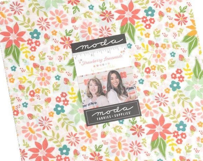 Moda Strawberry Lemonade Layer Cake, 10" Fabric Squares, Sherri ...