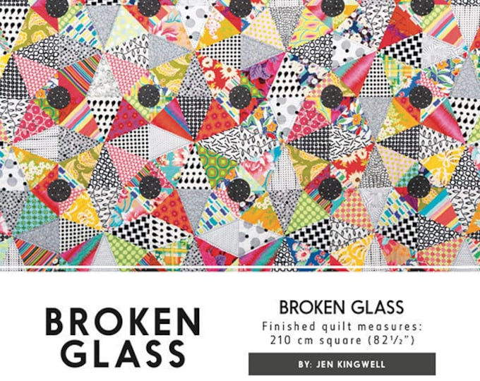 Broken Glass Pattern and Acrylic Templates by Jen Kingwell | Etsy