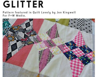 Glitter Template by Jen Kingwell Designs Quilting Pattern JKD - Etsy