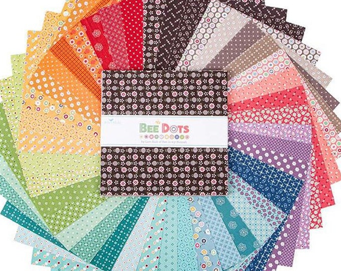 Lori Holt Bee Dots 10" Stacker Layer Cake, Riley Blake Fabric, Fabric ...