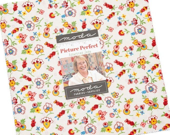 Moda Picture Perfect, Layer Cake, American Jane, 10" Fabric Squares ...