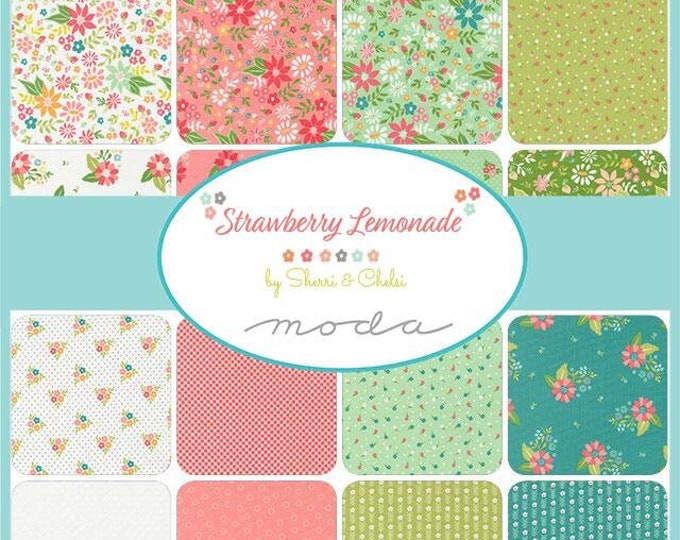 Moda Strawberry Lemonade Fabric Fat Quarter Bundle, 31pc, Sherri ...