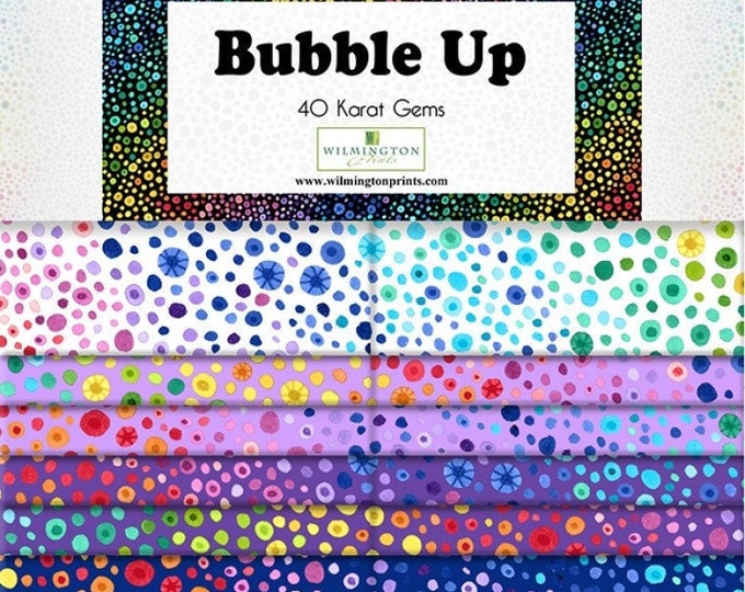 Essential Bubble up Fabric Jelly Roll Strips by Wilmington Textiles ...