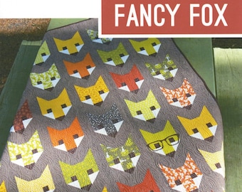 Fancy Fox Quilt | Etsy