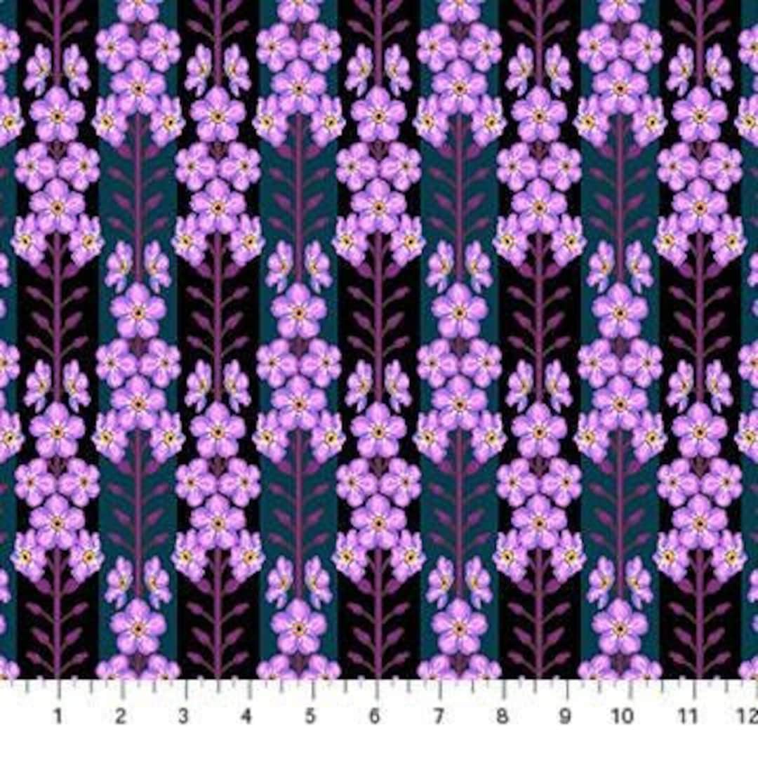 Anna Maria Textiles (horner) Iconic Forget Me Not AMT125-84L, Northcott ...