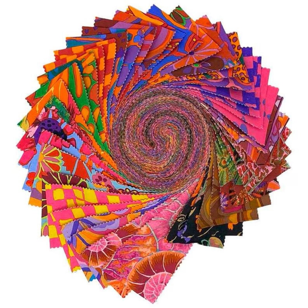 Kaffe Fassett Collective August 2024 Hot Design Roll, Free Spirit Fabric, Jelly Roll, FB4DRGP ...