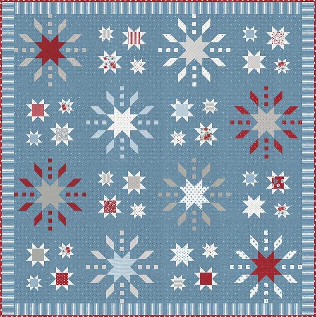 Grand Finale Quilt Pattern, Old Glory Fabric, Moda Fabrics, LB224 - Etsy