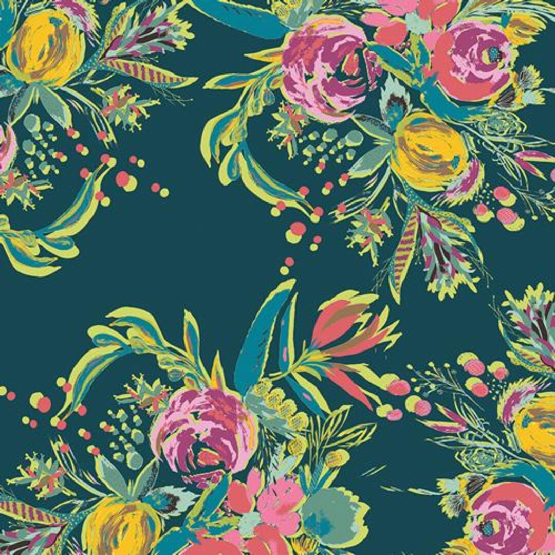 Bari J. Joie De Vivre Coquet Bouquet JOI-89130, Art Gallery Fabric ...